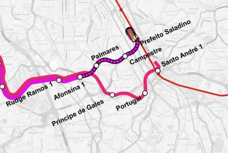 Veja o traçado definitivo da nova Linha 20-Rosa - Metrô CPTM