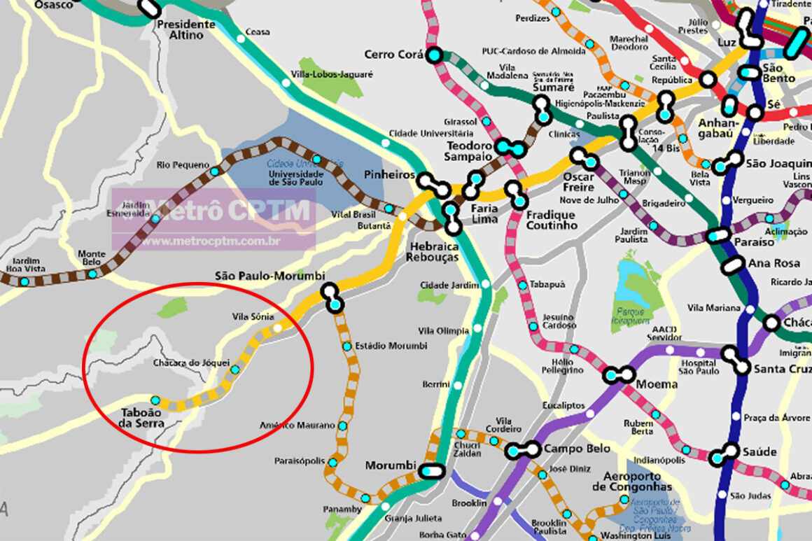 Obras do Metrô em Taboão da Serra devem começar em 2025, diz governo ...