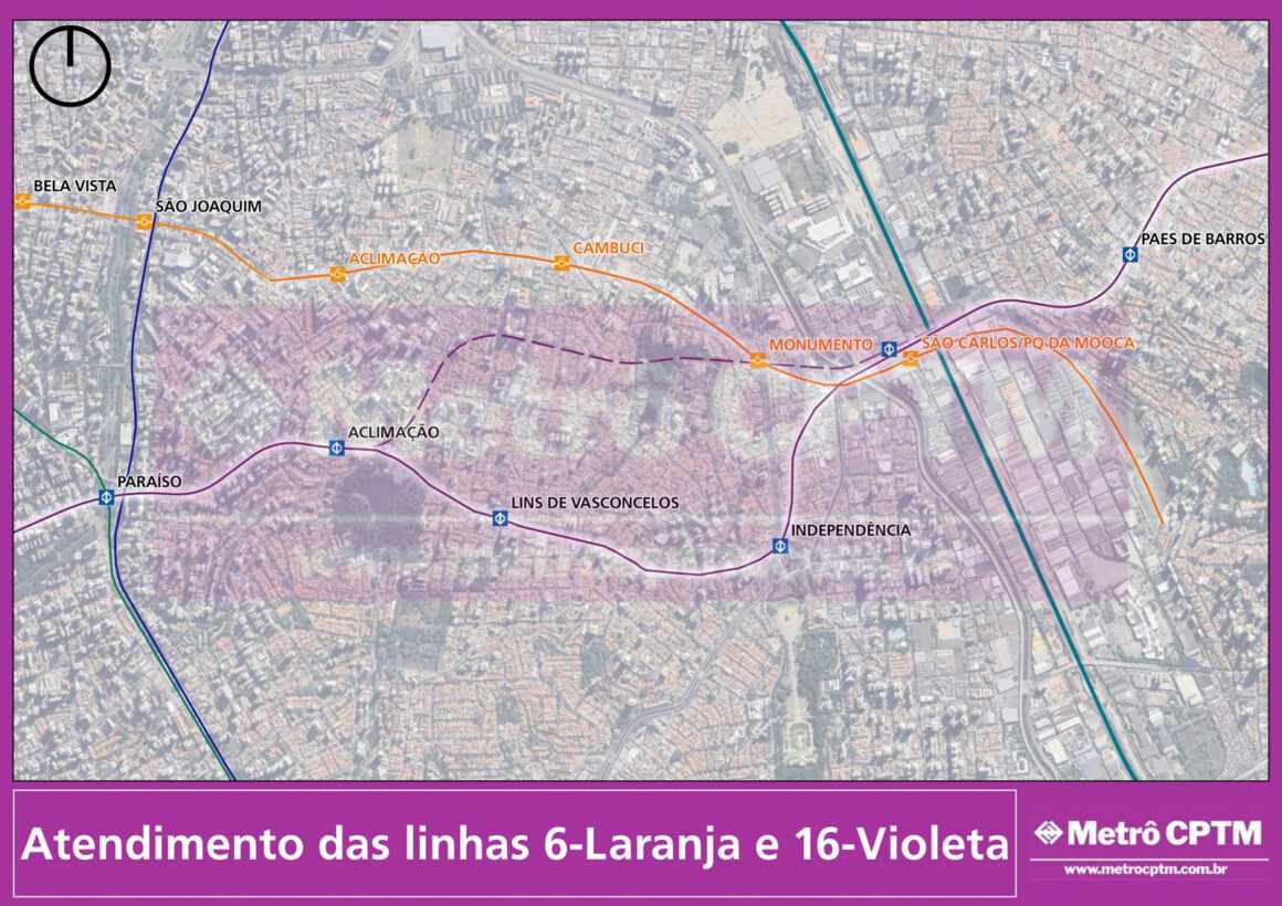 Metrô de SP afasta Linha 16-Violeta de extensão da Linha 6-Laranja ...