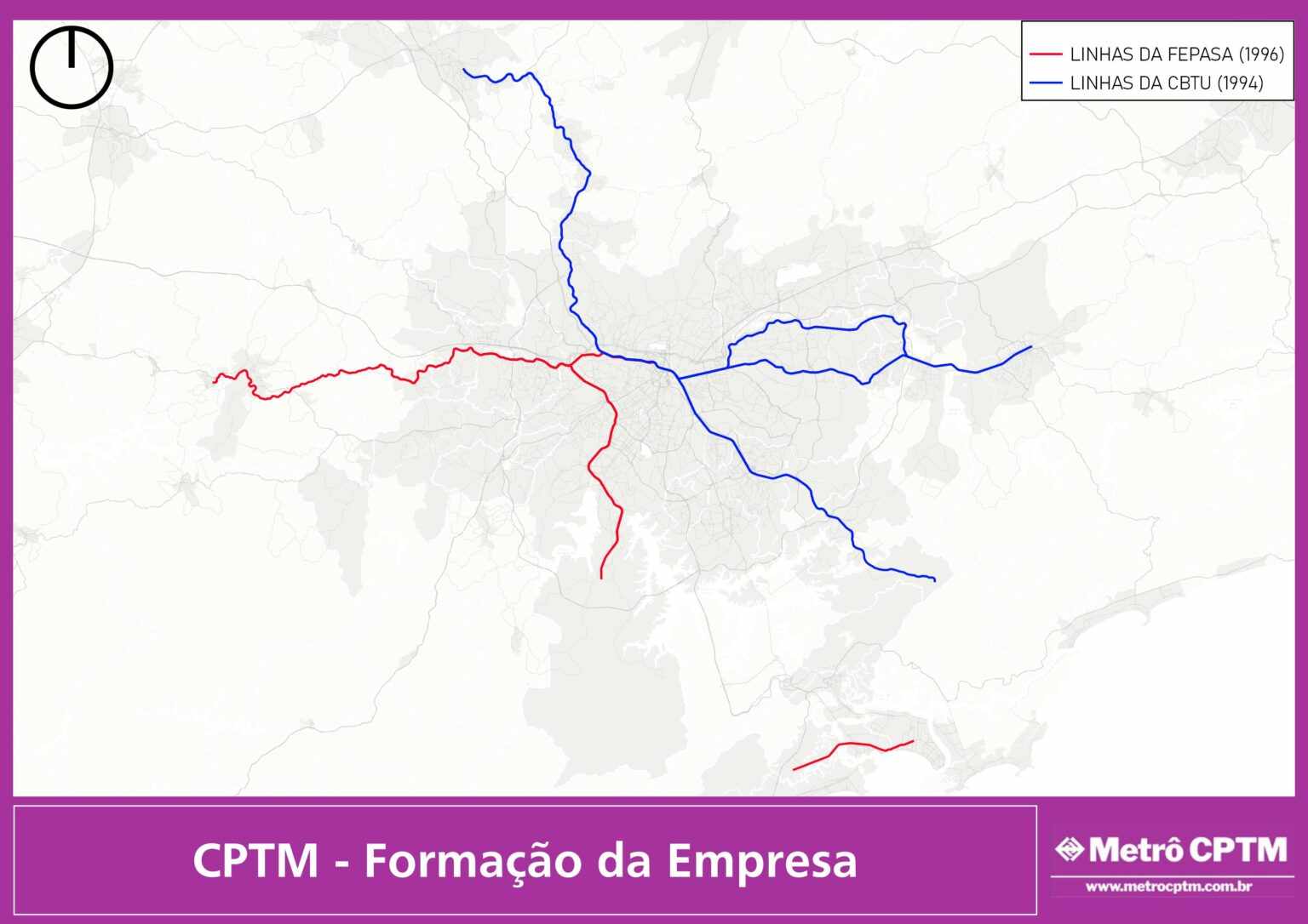 CPTM completa 32 anos com cada vez menos protagonismo - Metrô CPTM