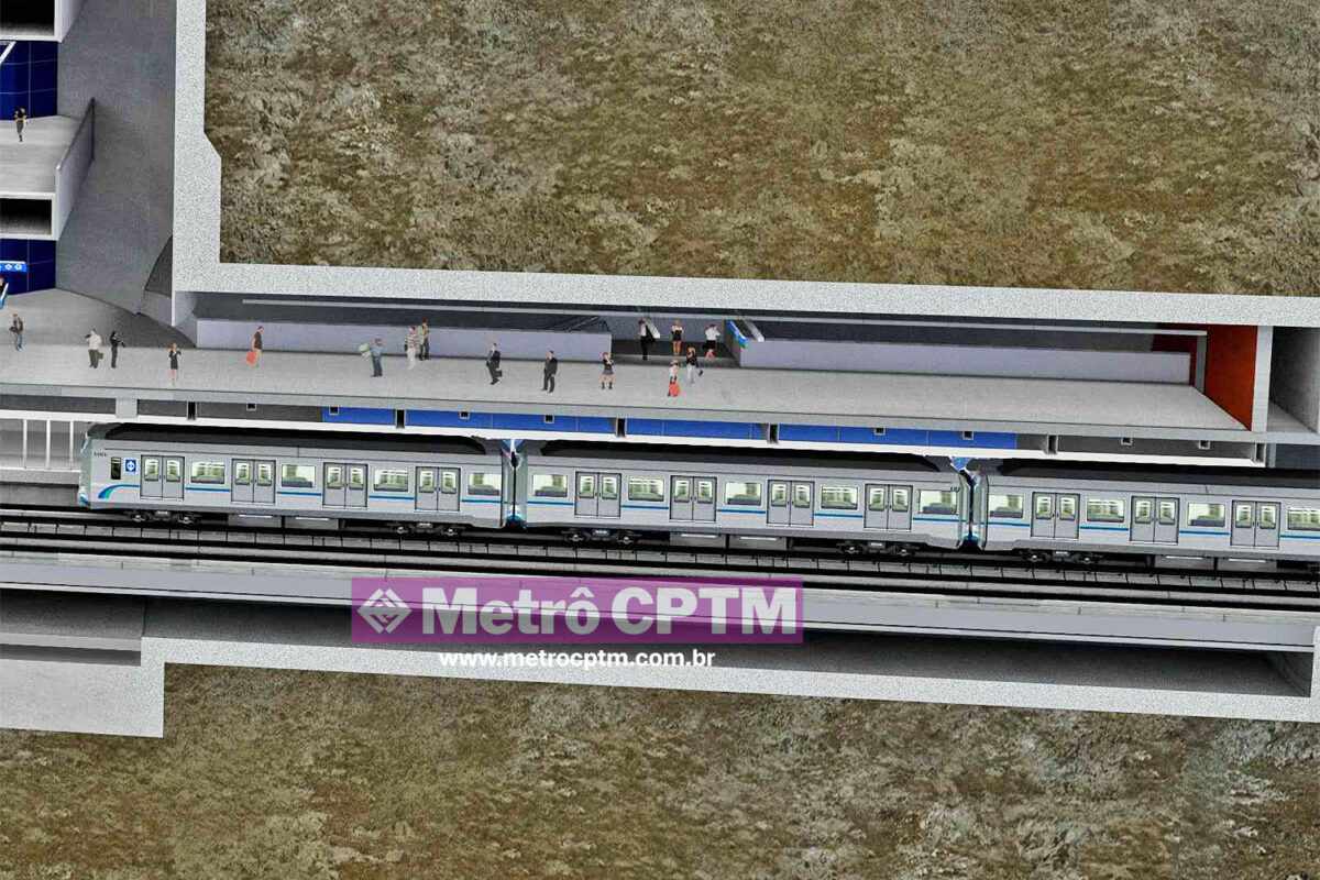 Veja como será a estação Ponte Grande, primeira do Metrô dentro de ...