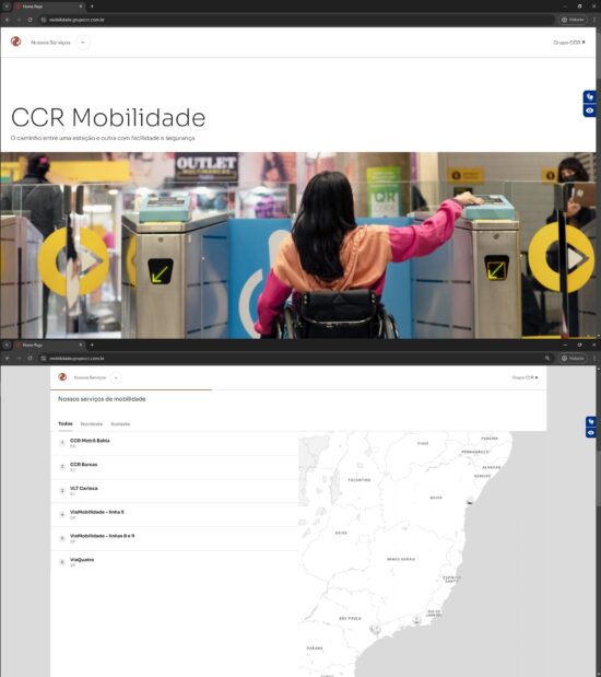 CCR Mobilidade reúne sites de concessionárias em apenas uma plataforma ...