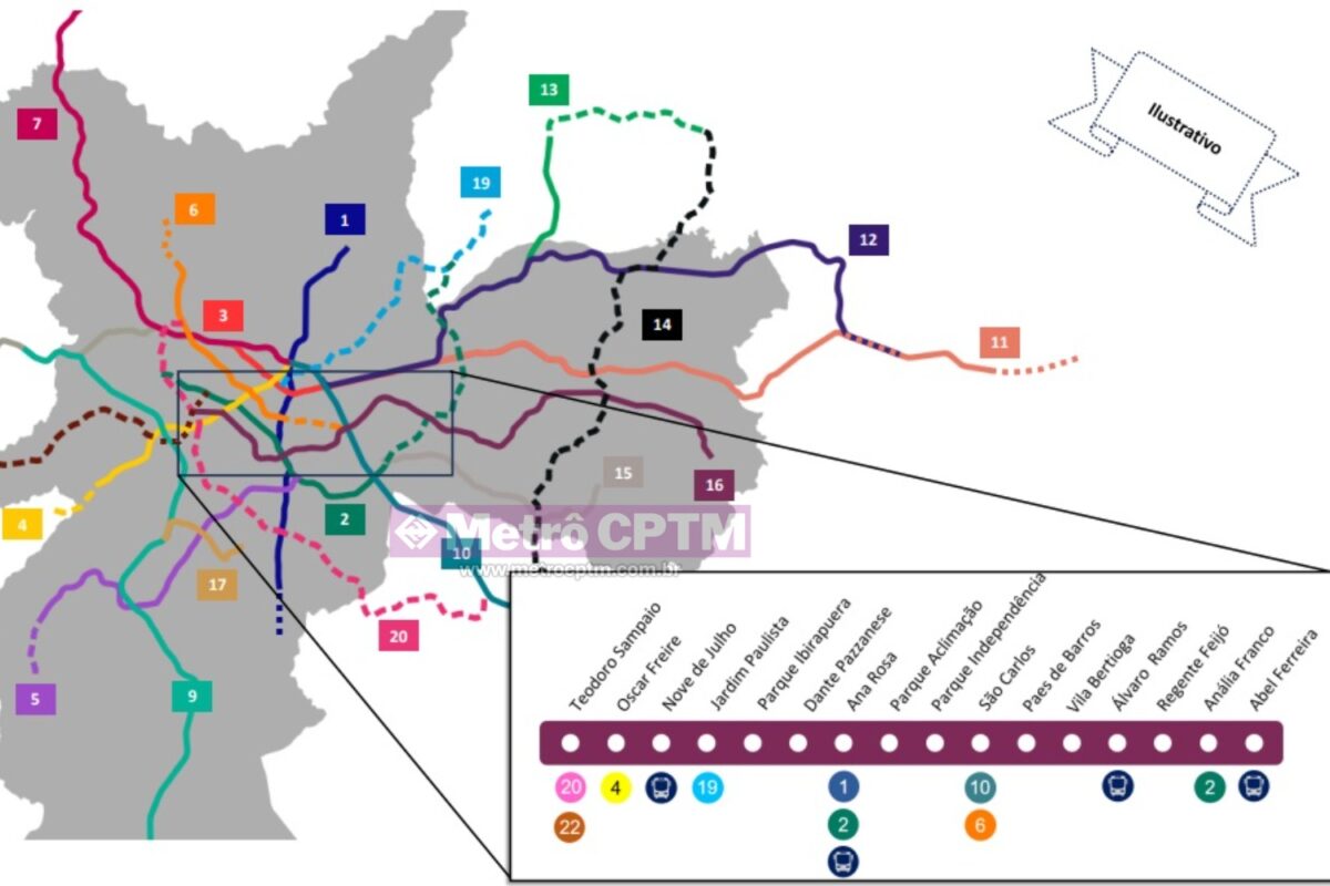 Por que a Linha 16-Violeta passará em Ana Rosa e não em Paraíso - Metrô ...